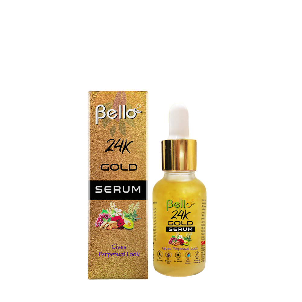 Bello 24K Gold Serum 30ml – ThinkAyurvedaFirst™