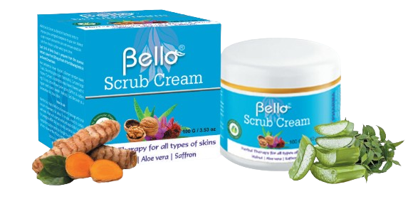 Bello Scrub Cream-100gm – ThinkAyurvedaFirst™