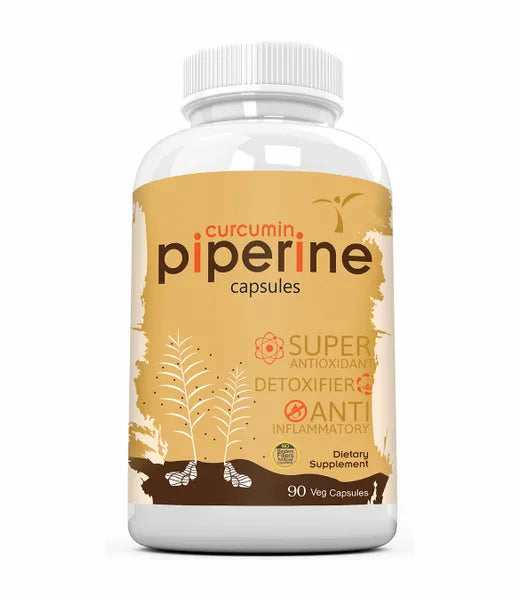 Curcumin Piperine Capsules 500 Mg - 90 Veg Capsules – ThinkAyurvedaFirst™